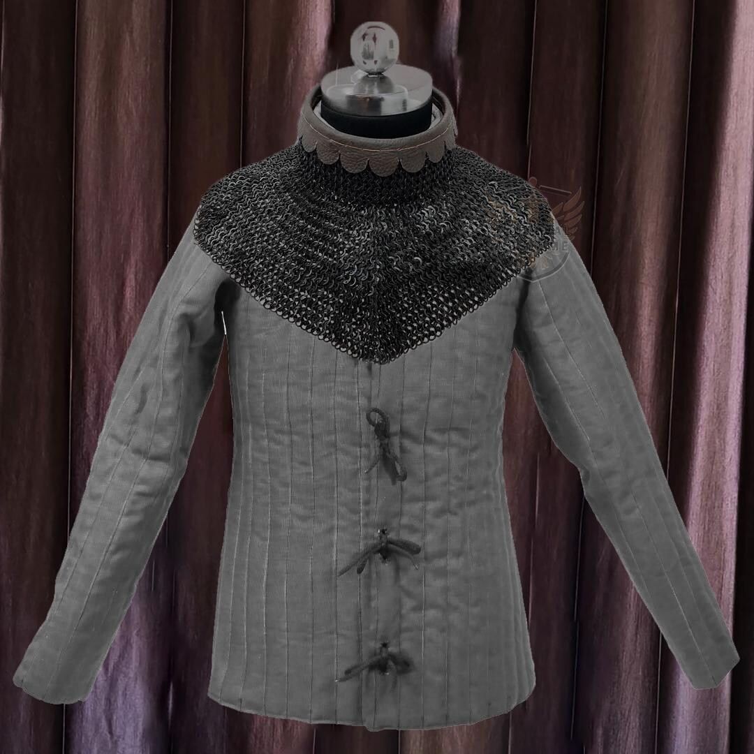 Chainmail Aventail 8MM Flat Ring Dome Riveted With Solid Ring Christmas ...