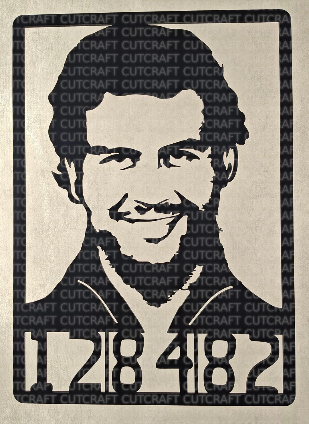 Pablo Escobar Wood Painting | Laser Cut Iconic Criminal Art | Intense ...