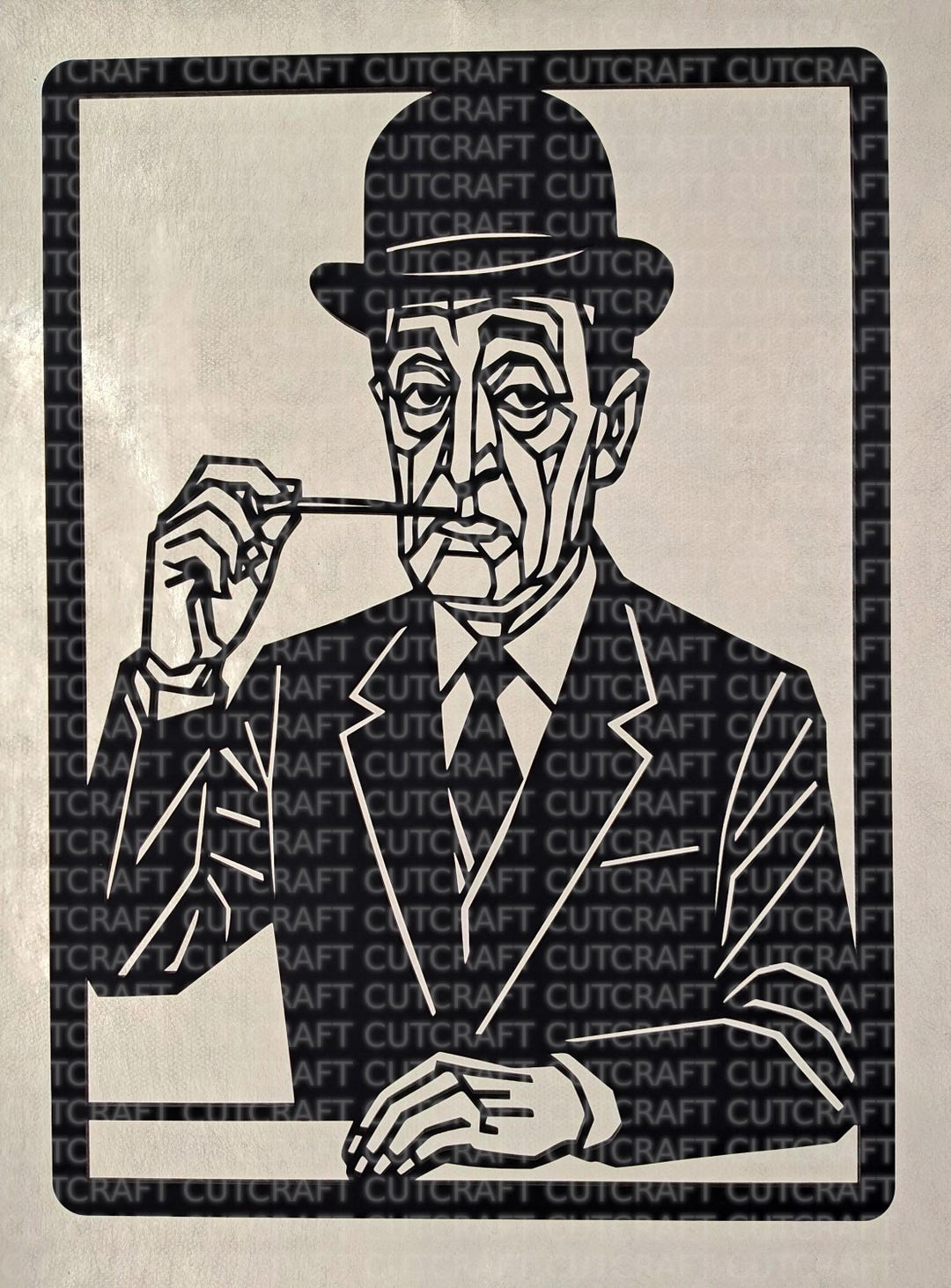 Totò Wood Painting | Laser Cutting Prince of Laughter | Neapolitan ...