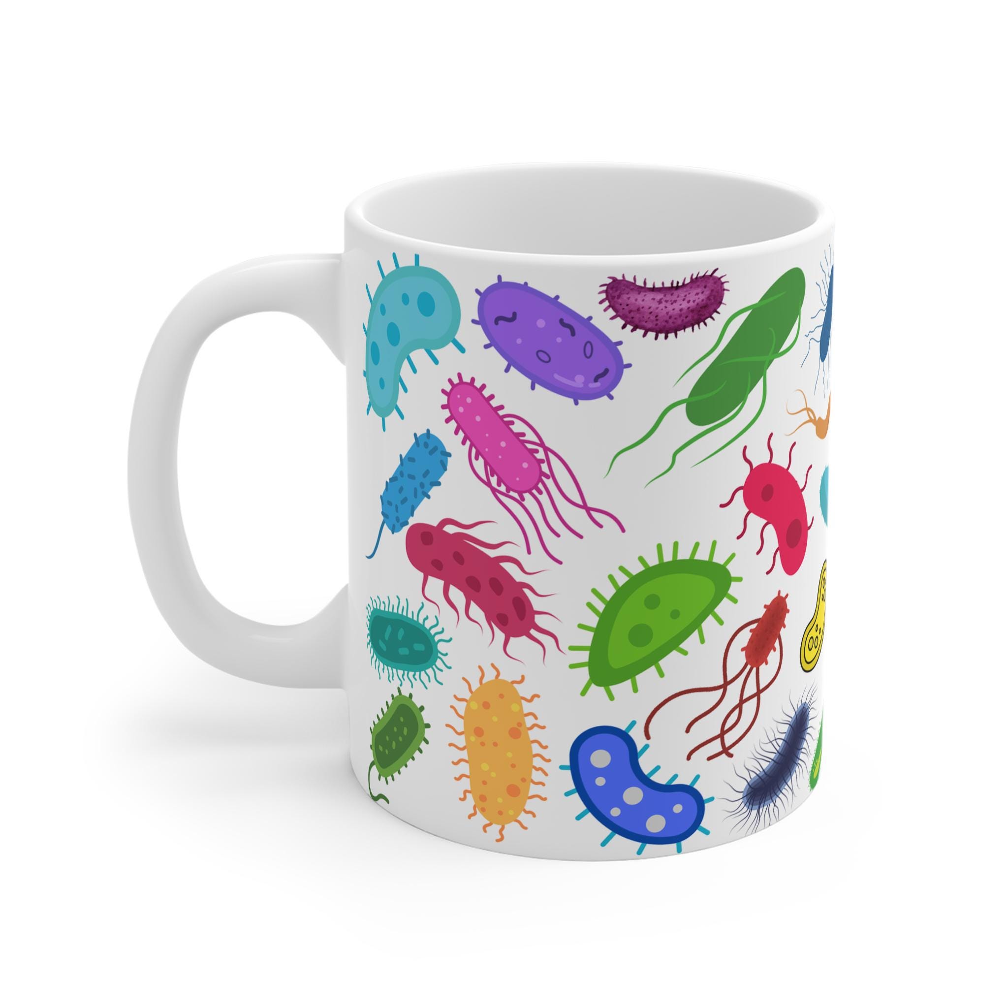 Microbiology Bacteria Mug, Science Lab Coffee Cup, Biology Teacher Gift ...