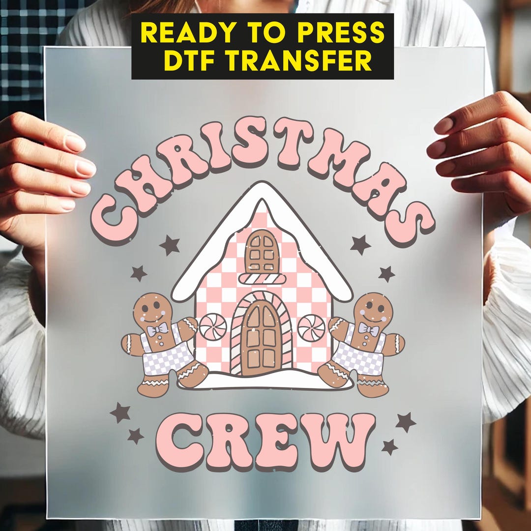 Christmas Crew DTF Transfer, Christmas Lights Heat Transfer, Christmas ...