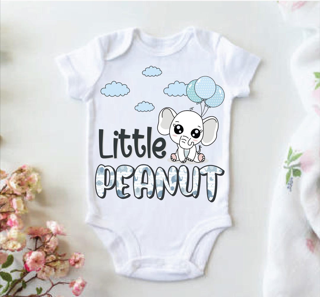 Little Peanut DTF, Elephant New Baby DTF, New Baby Party DTF, Baby ...