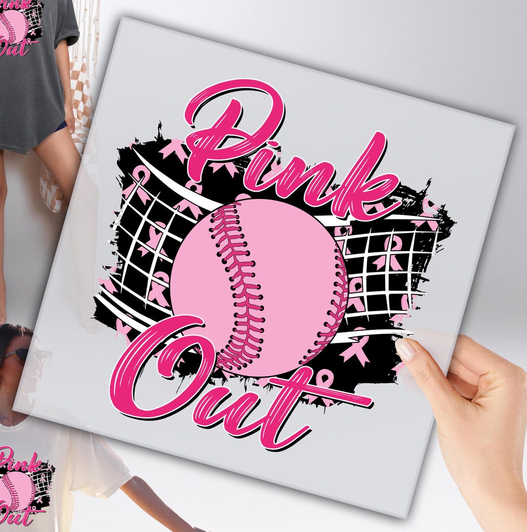 Pink Out Softball DTF, Breast Cancer Awereness DTF, 4 February Direct ...