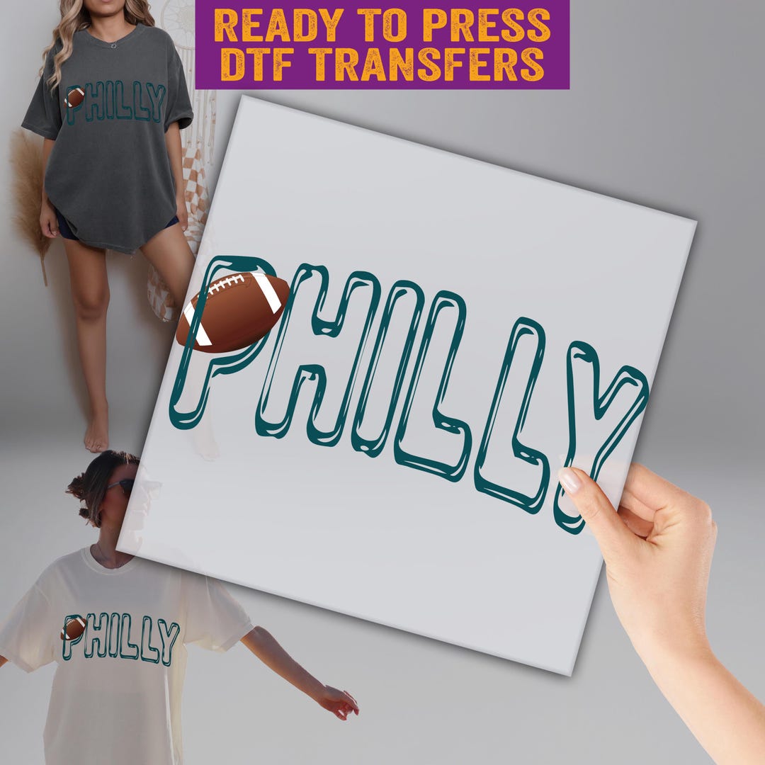 Philly DTF, Touch Down Season DTF, ,game Day Vibes DTF, Football Vibes ...