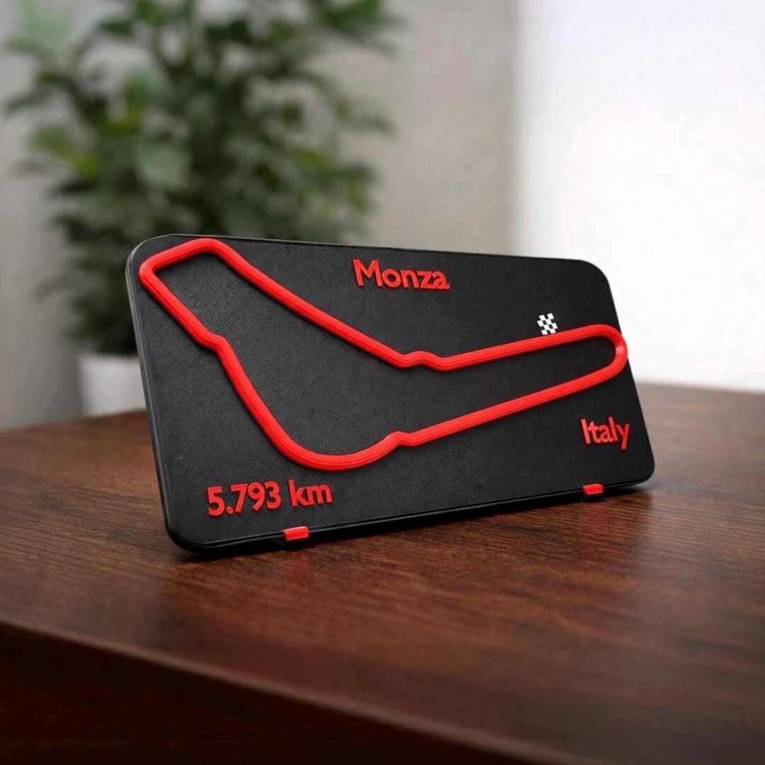 Formula 1 Monza Racetrack, Monza Circuit, Track Layout, F1 Track Wall ...