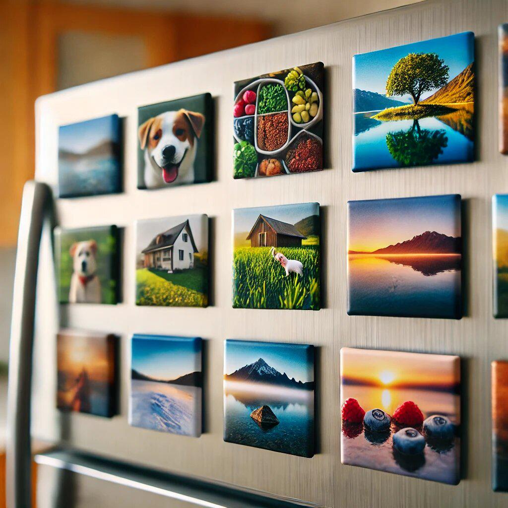 Custom Photo Magnets - Personalized Magnets for Fridges & Gifts Set of ...