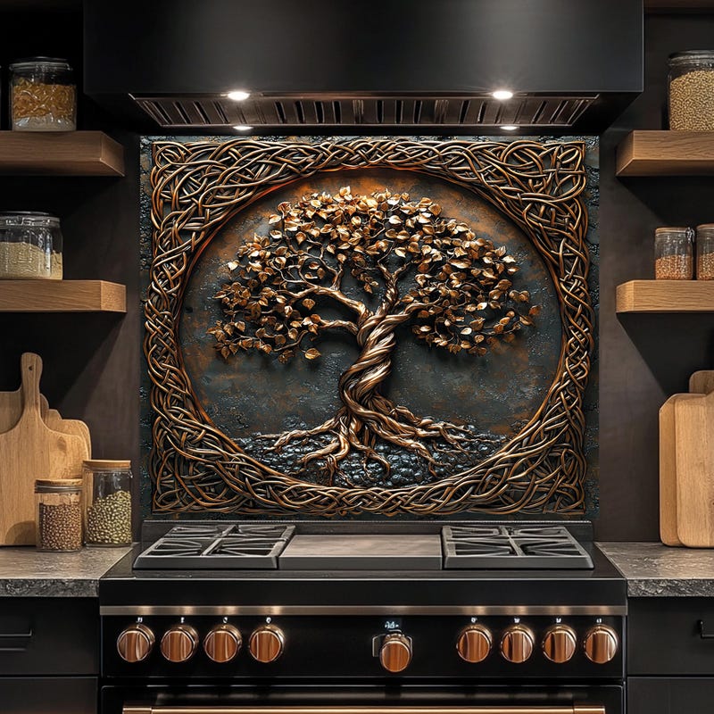 Tree of Life Backsplash - Etsy