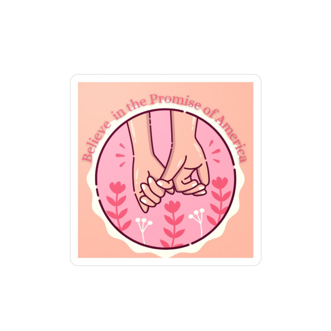 Vinyl Decals, Pinky Promise Kamala Harris 2024, Believe in the Promise ...