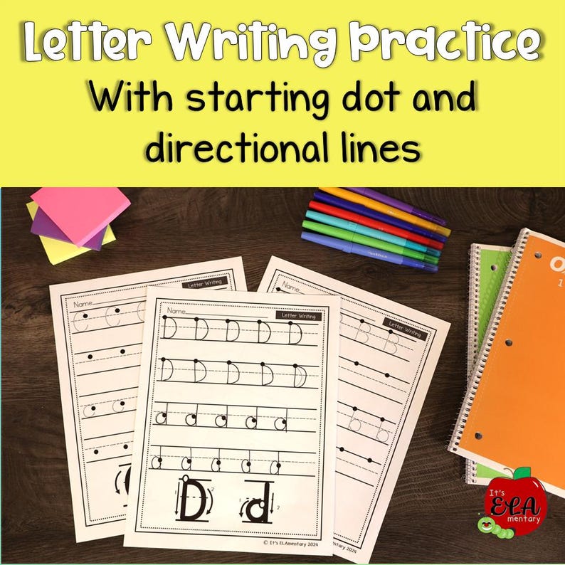 Alphabet Letter Handwriting Practice - Etsy
