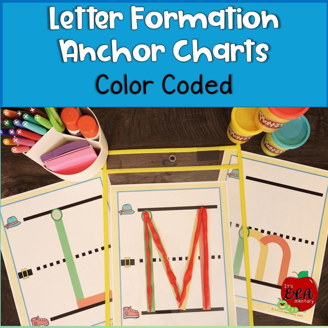 Alphabet Letter Formations Anchor Charts - Etsy