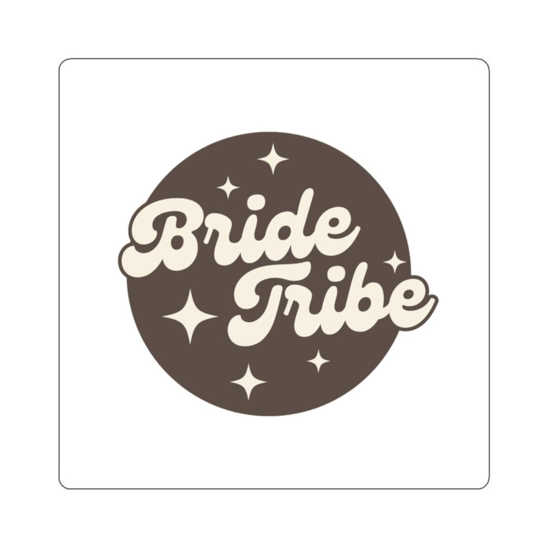 Bride Tribe Kiss-cut Stickers, Wedding Party Stickers, Bridal Shower ...