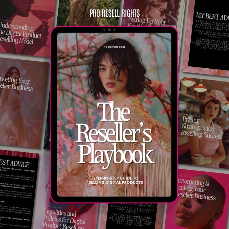 Reseller's Playbook: Digital Reselling Guide With Master Resell Rights ...