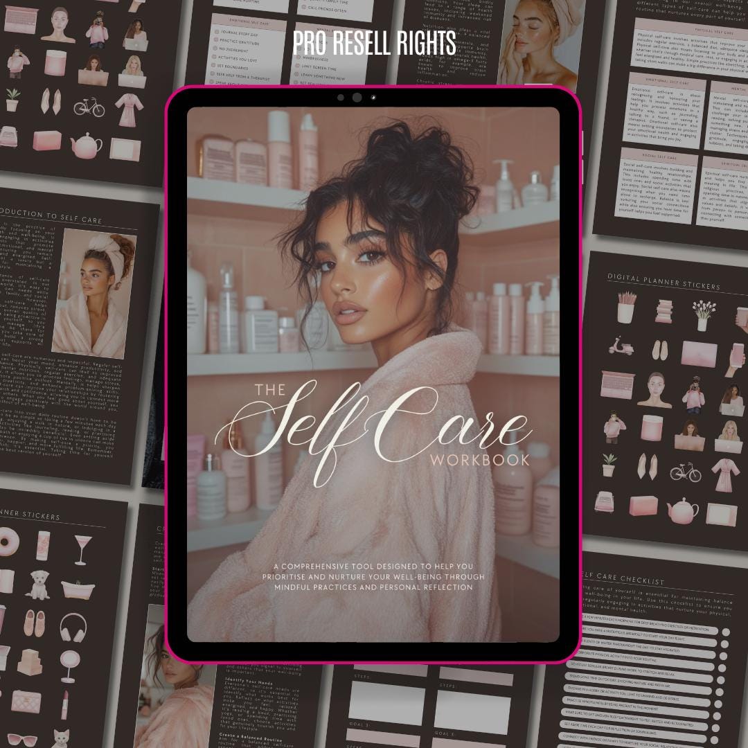 Self-care Workbook Guide: A Step-by-step Journal for Wellness ...