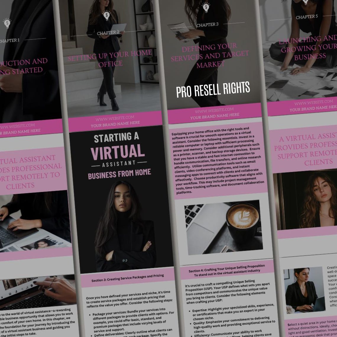 Virtual Assistant Business Guide: Launch & Grow (master Resell Rights ...
