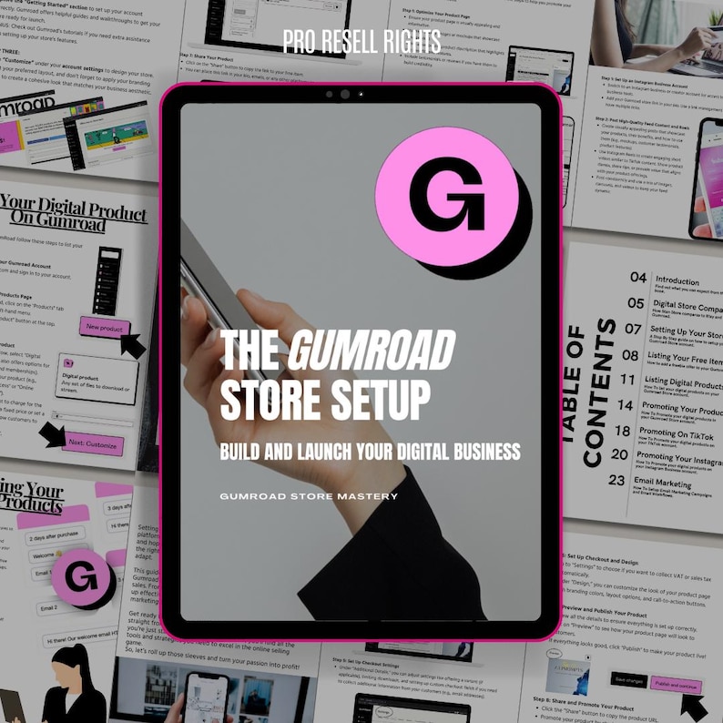Gumroad Store Setup Ebook Guide | Step-by-step Instructions for ...