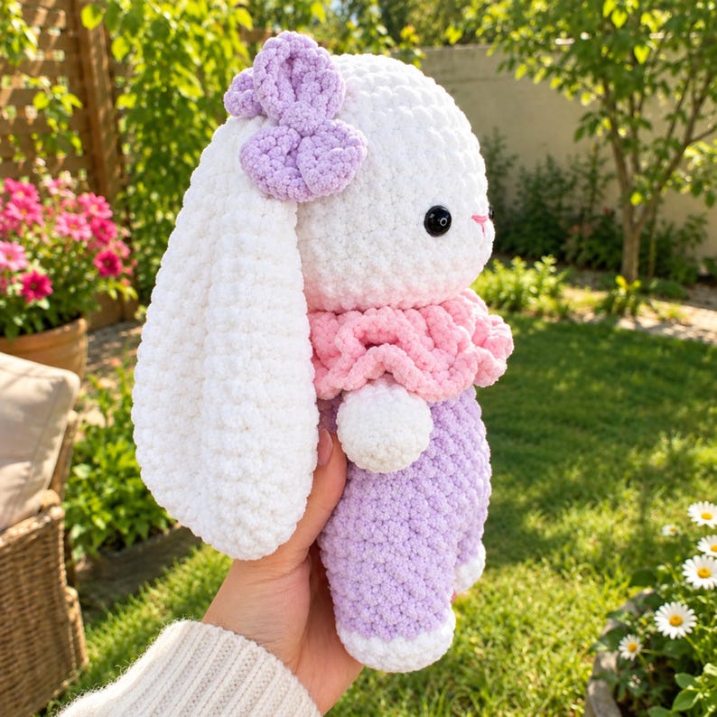 Baby Bunny Crochet Pattern, Crochet Bunny Pattern, Amigurumi Bunny PDF ...