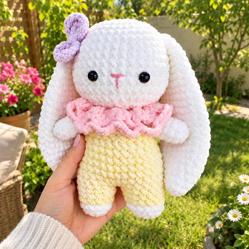 Baby Bunny Crochet Pattern, Crochet Bunny Pattern, Amigurumi Bunny PDF ...