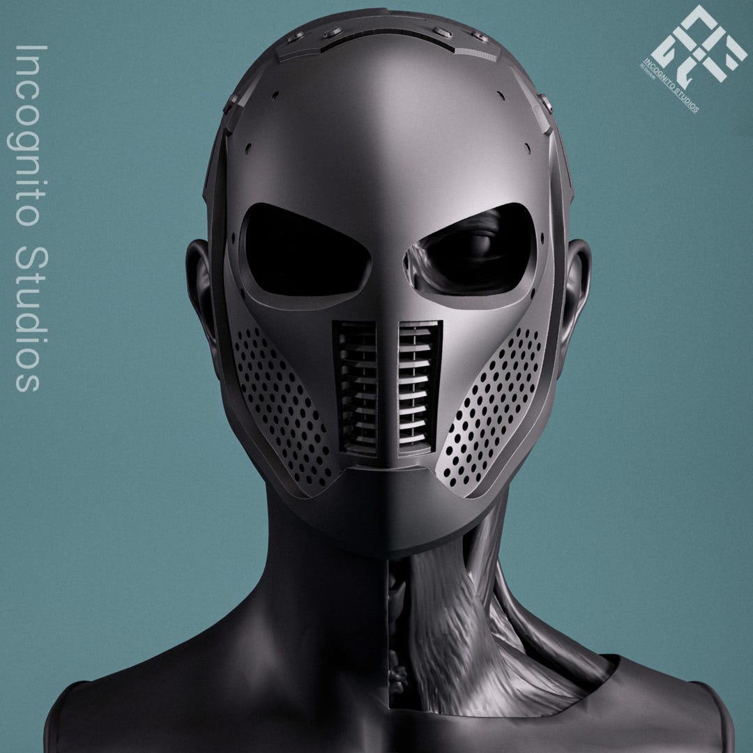 Black Gen 2 Ballistic Mask | Tactical Airsoft Combat Cosplay Mask ...