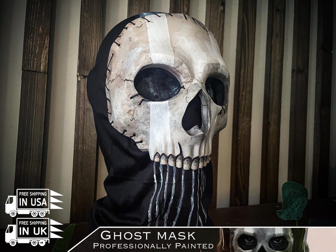 Ultimate Ghost Mask Simon Ghost Riley Call of Duty Cosplay 3D Printed ...