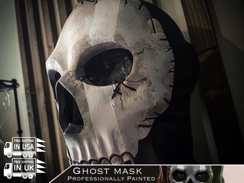 Ultimate Ghost Mask Simon Ghost Riley Call of Duty Cosplay 3D Printed ...