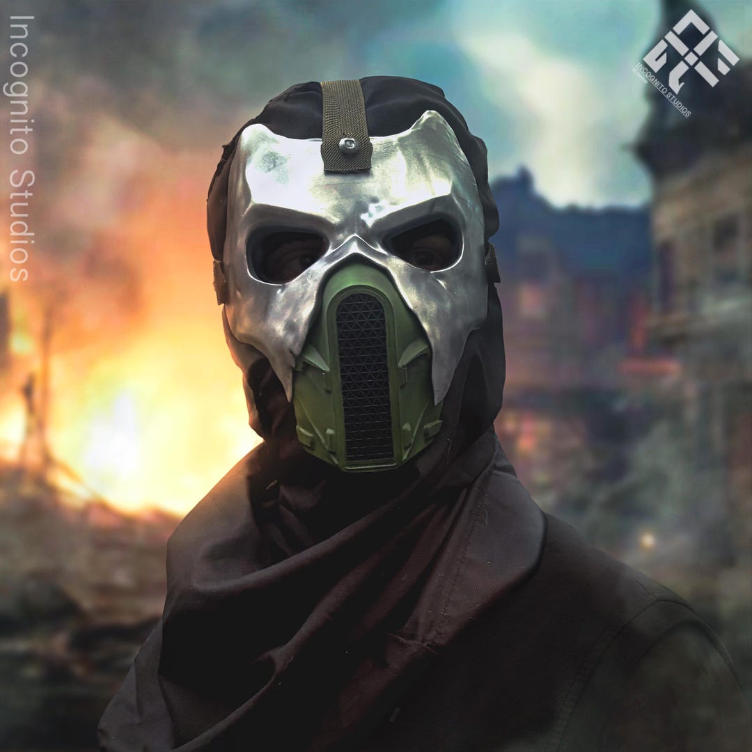 Mace | Cosplay / Airsoft | Resin Hand-painted | Custom Balaclava ...