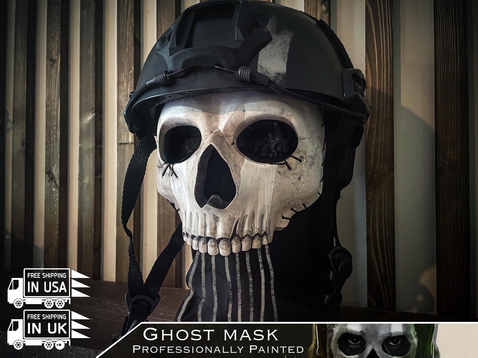 Ultimate Ghost Mask Simon Ghost Riley Call of Duty Cosplay 3D Printed ...