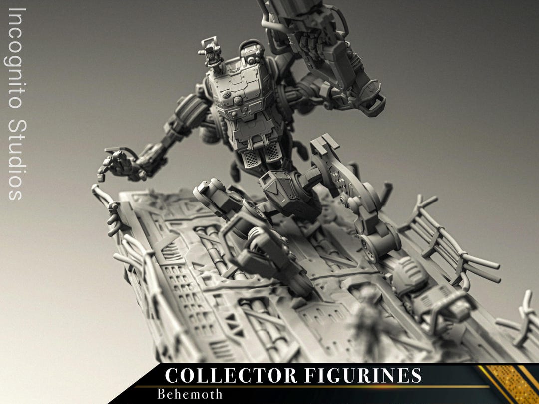 Behemoth Mech | Miniature Wargaming D&D Tabletop | 3D Printed/ DIY KIT ...