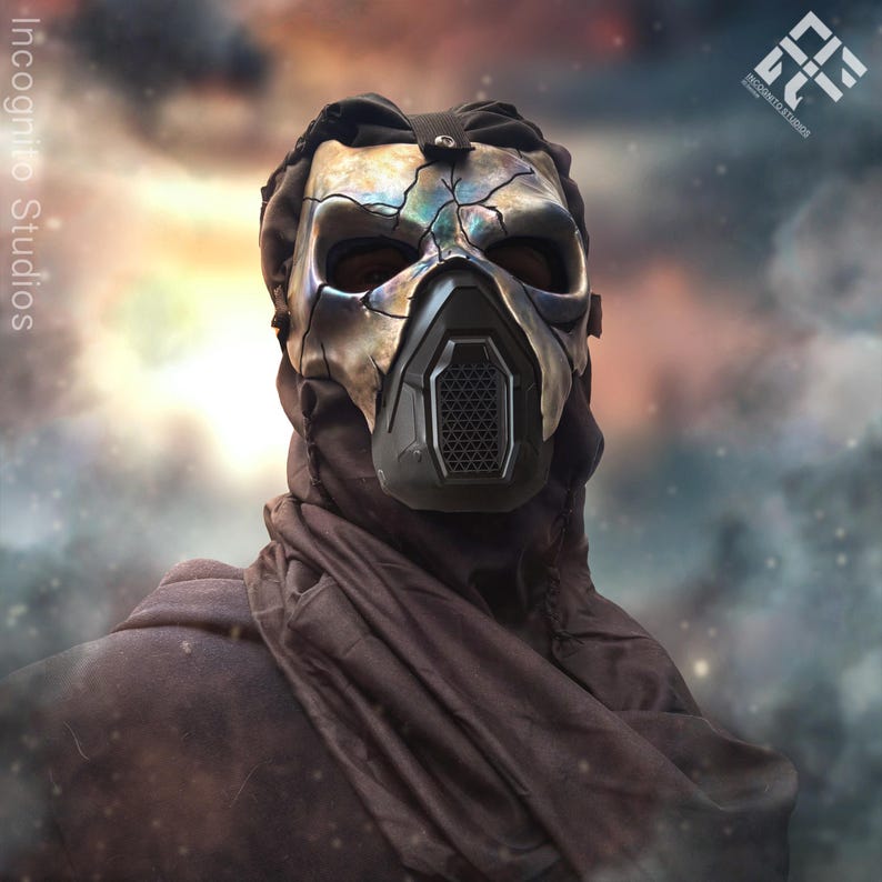 Metal Phantom Forged Gas Mask | Cosplay / Airsoft | Ghost Inspired ...