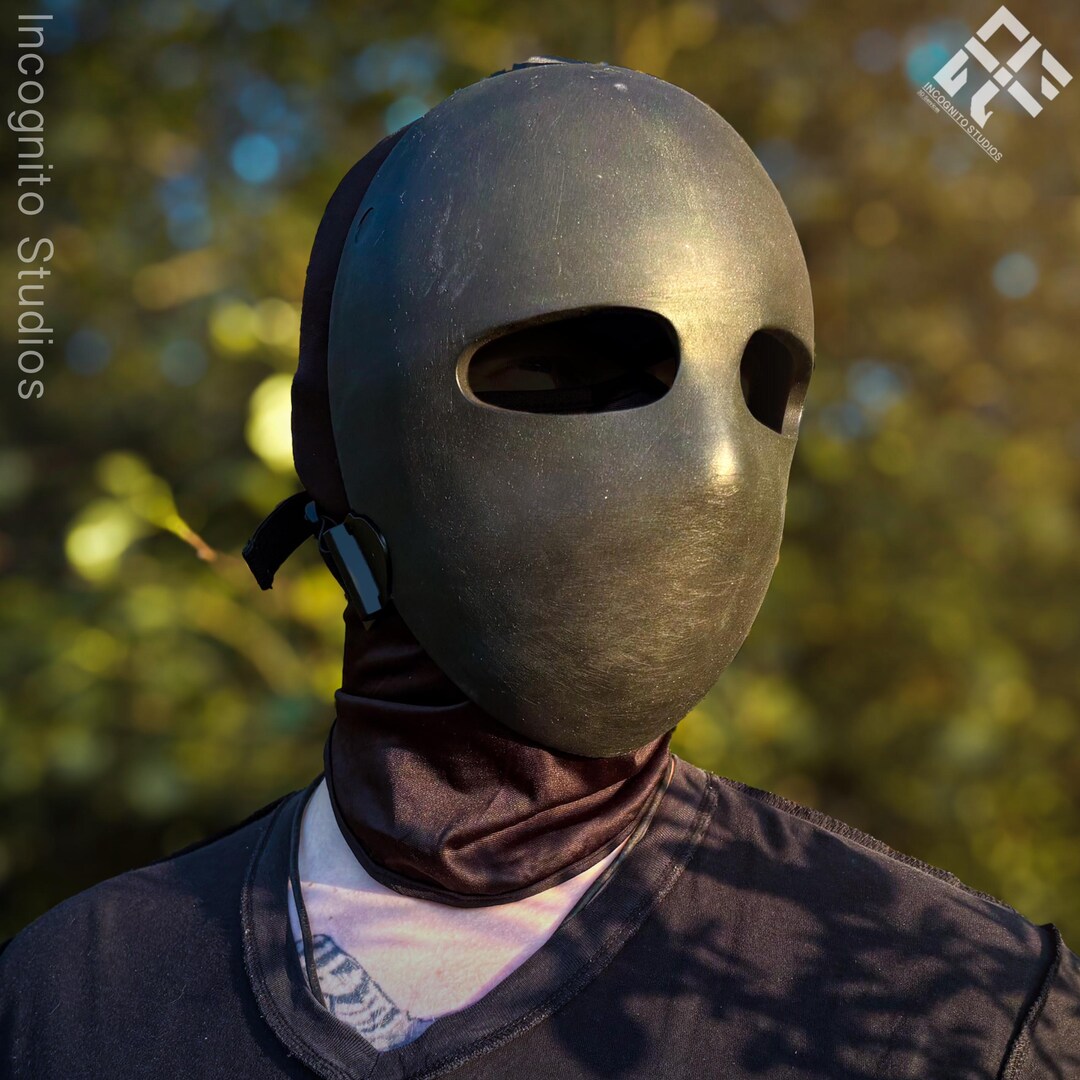 Black Ballistic Mask | Cosplay Tactical Combat Mask | Vigil Inspired - Etsy