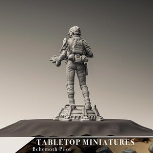Behemoth Pilot | Miniature Wargaming D&D Tabletop | 3D Printed/ DIY KIT ...