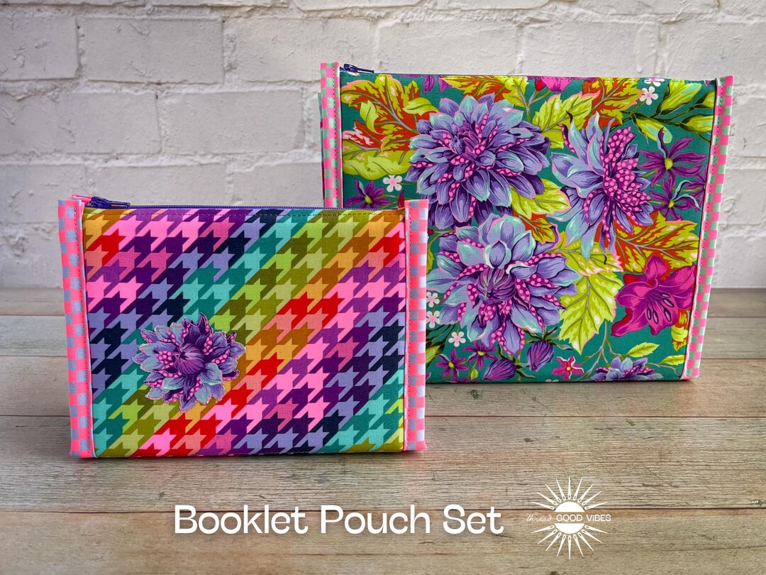 Tula Pink Booklet Pouch Perfect Pair - Untamed Hello Dahlia & Sweet ...