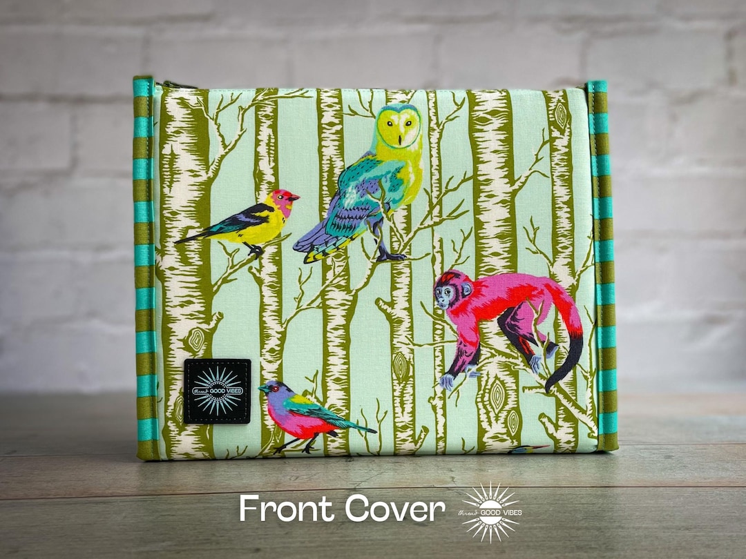 Tula Pink Family Tree Booklet Pouch: Large Clear Vinyl Project ...