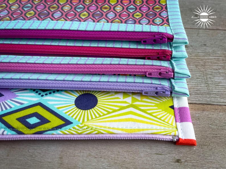 Tula Pink Tabby Road Small Booklet Pouch: Clear Vinyl Organizer - Etsy