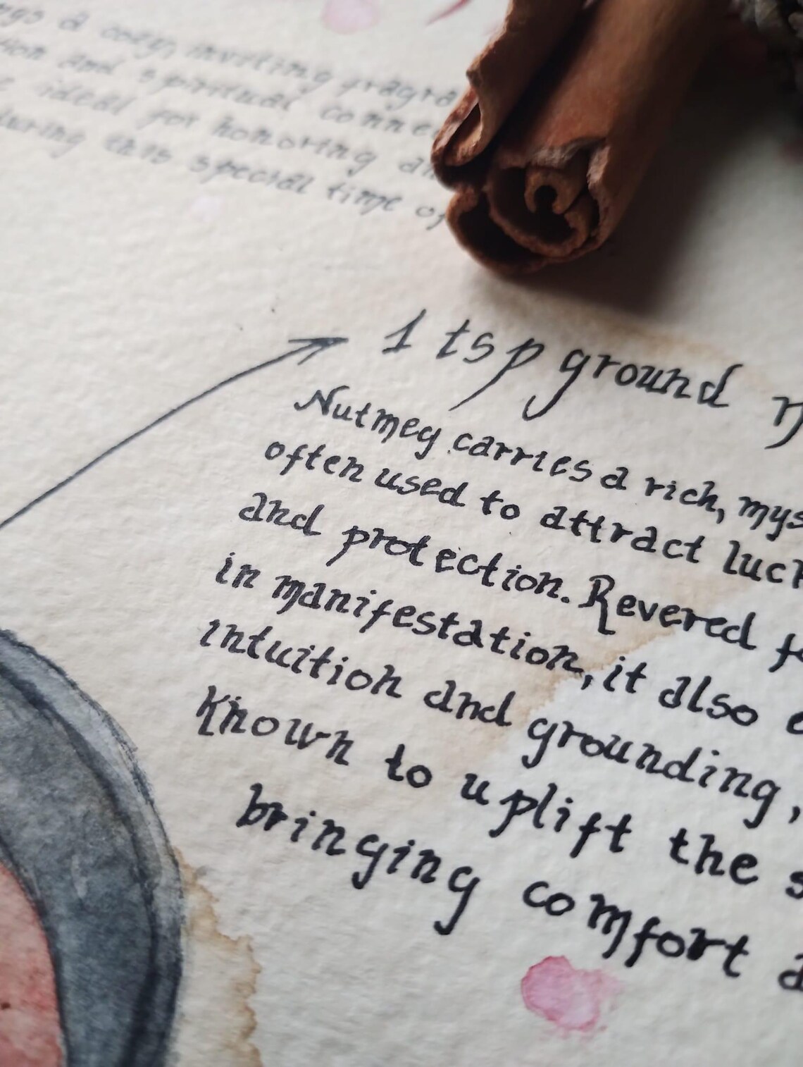 Samhain Simmer Pot Watercolor - Witchy Autumn Decor, Pagan Harvest ...