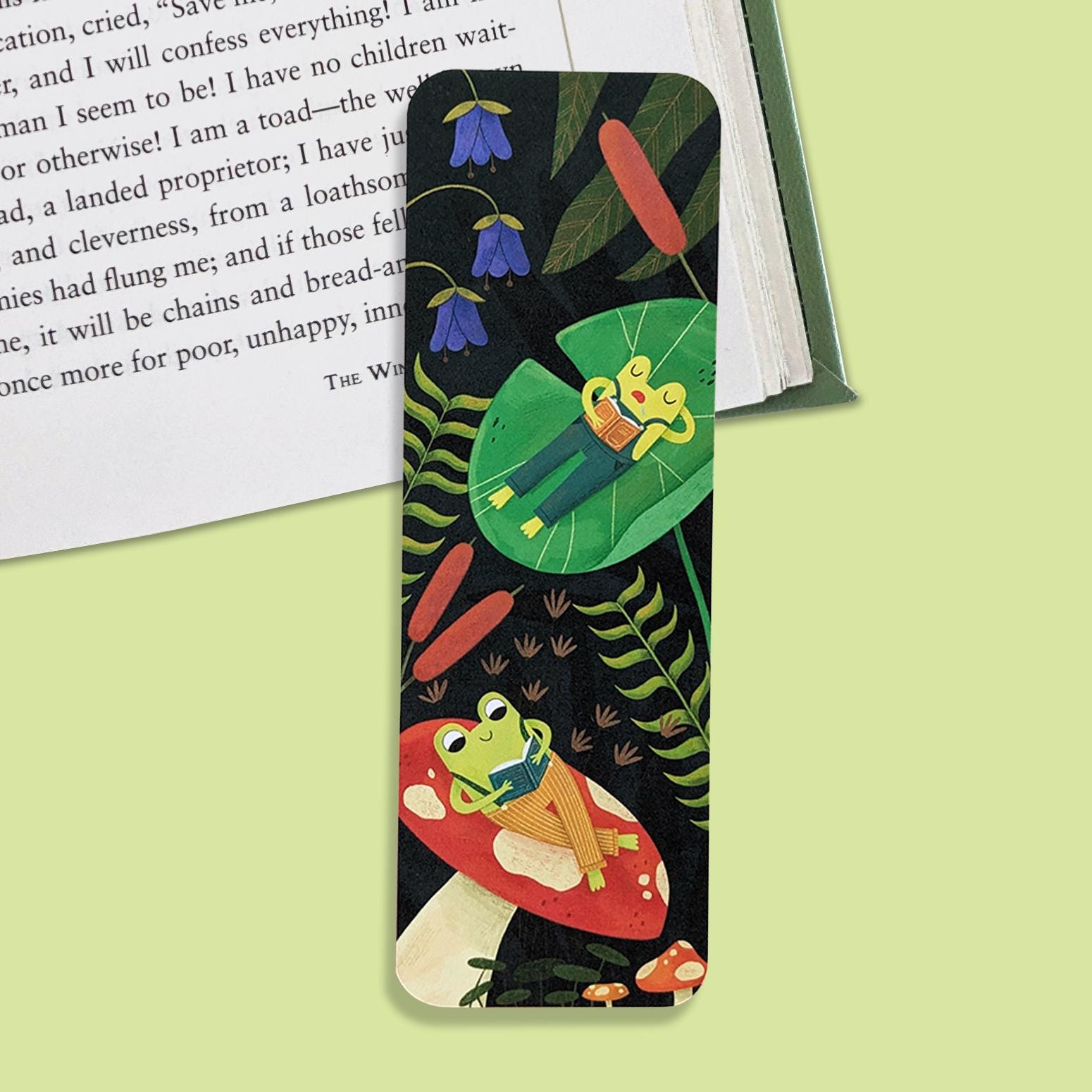Frog Bookmark Cute Bookmarks Gifts for Readers Bookworm Gifts ...