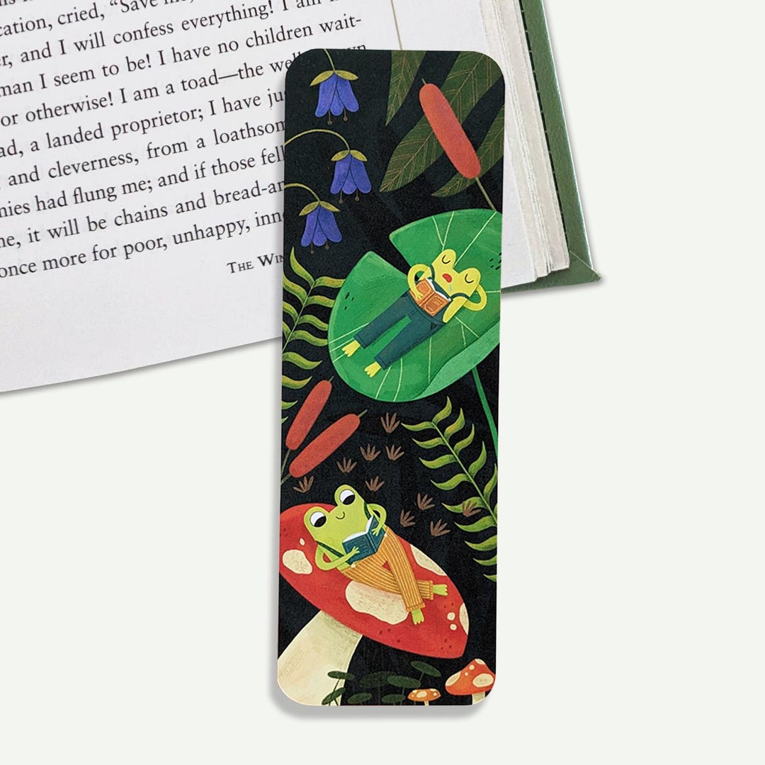 Frog Bookmark Cute Bookmarks Gifts for Readers Bookworm Gifts ...
