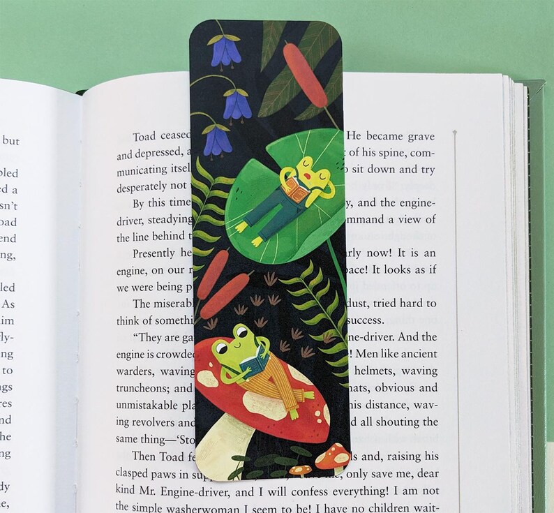 Frog Bookmark Cute Bookmarks Gifts for Readers Bookworm Gifts ...