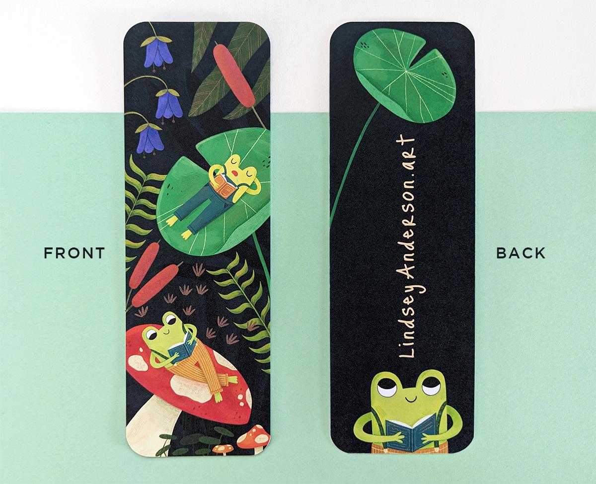 Frog Bookmark Cute Bookmarks Gifts for Readers Bookworm Gifts ...