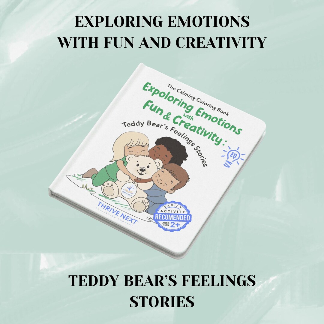 Children's Book Emotions Feelings Activity Book Teddy Bear Stories Kids ...