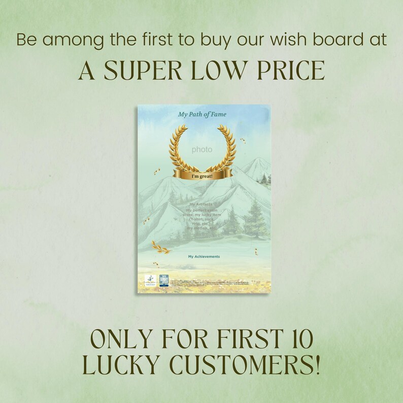 Digital Wish Board Digital Poster Motivational Wish Board Gift for ...