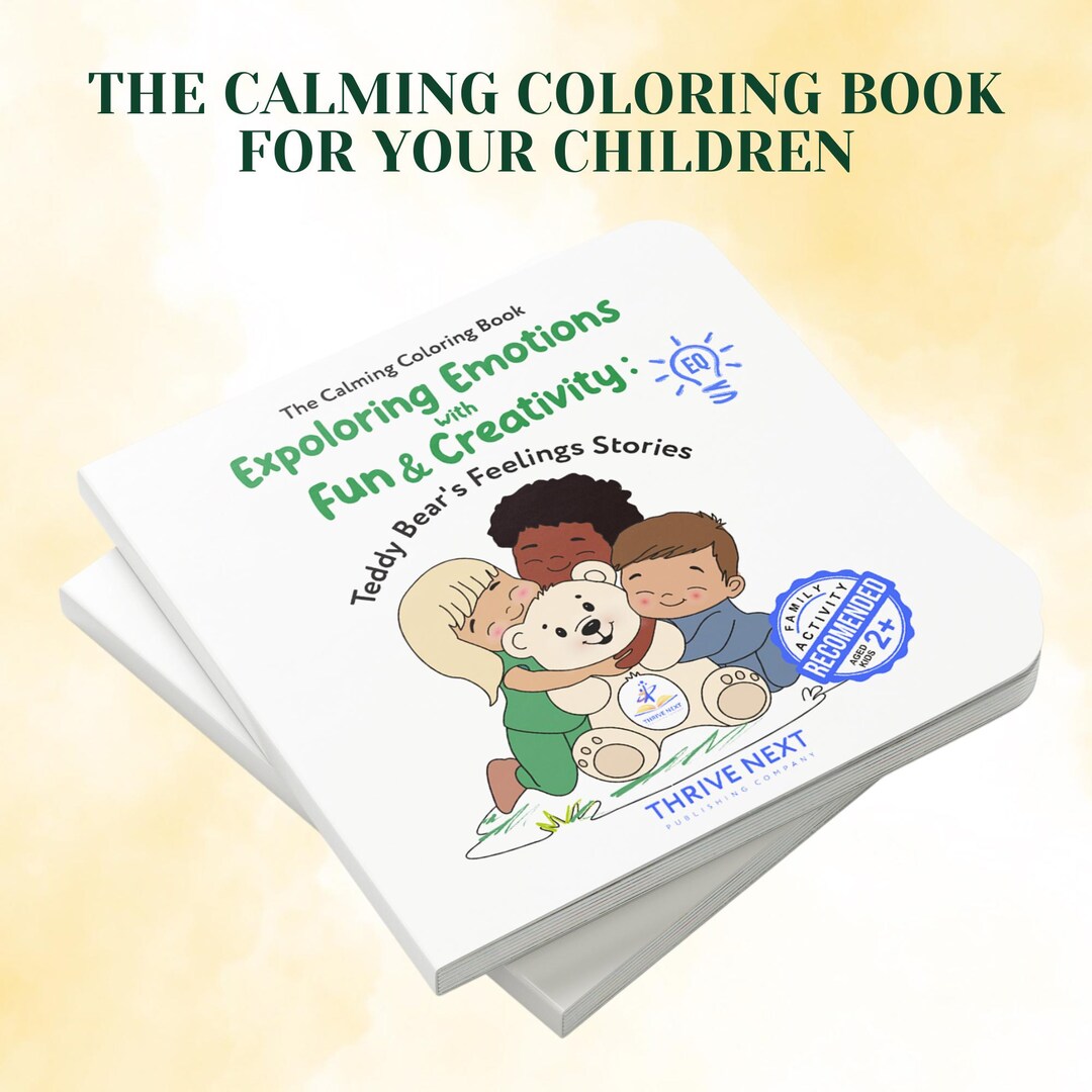 Kids Coloring Book Emotional Learning Fun Gift Educational Activity ...