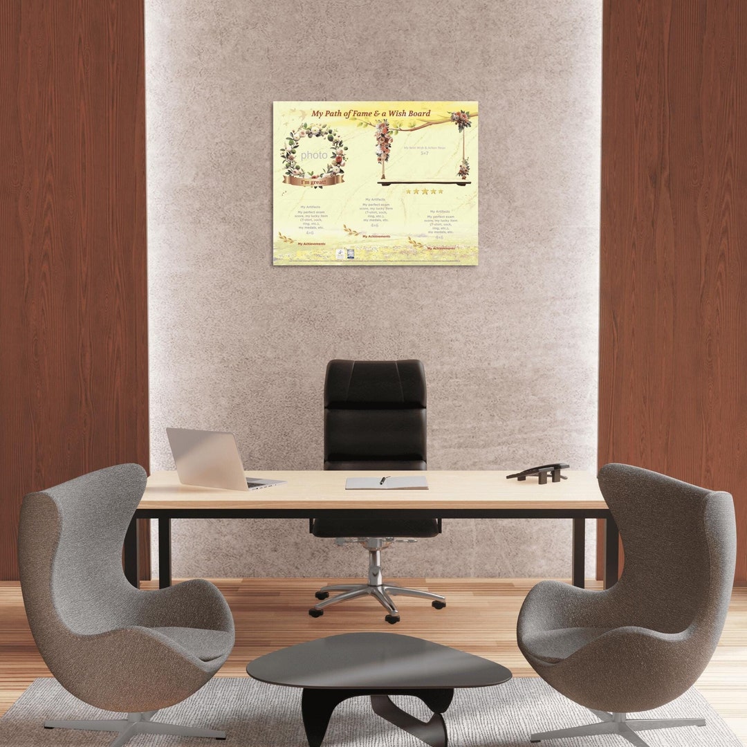 Printable Wish Board Vision Board Kit Personalized Wish List ...