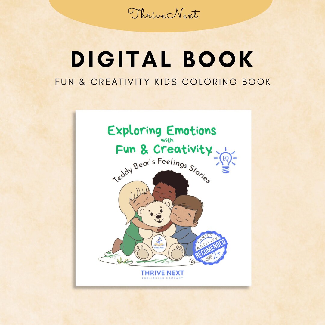 Kids Coloring Book Digital Learning Book for Kids Emotion Creativity Toddler Preschool Coloring ...