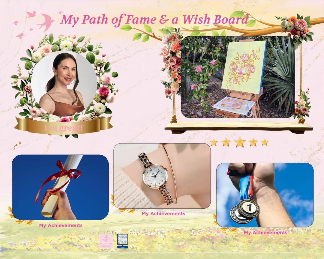 Custom Wish Board Personal Inspiration Planner Unique Custom Gift for ...