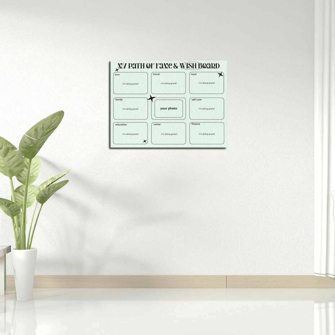 Digital Wish Board Custom Wall Decor Gift for Home Unique Motivation ...