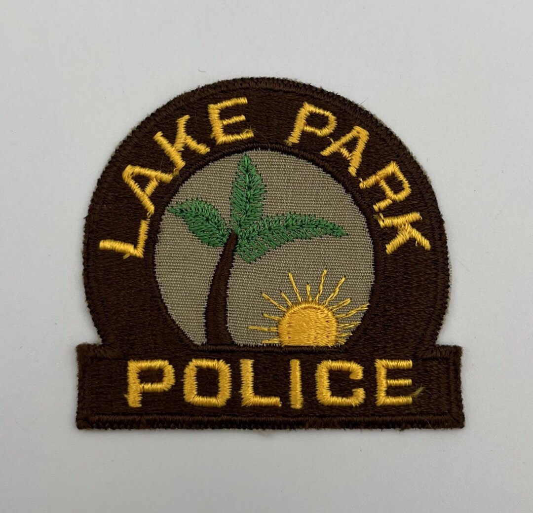 Lake Park Police Patch – Embroidered, Sew-on - Etsy