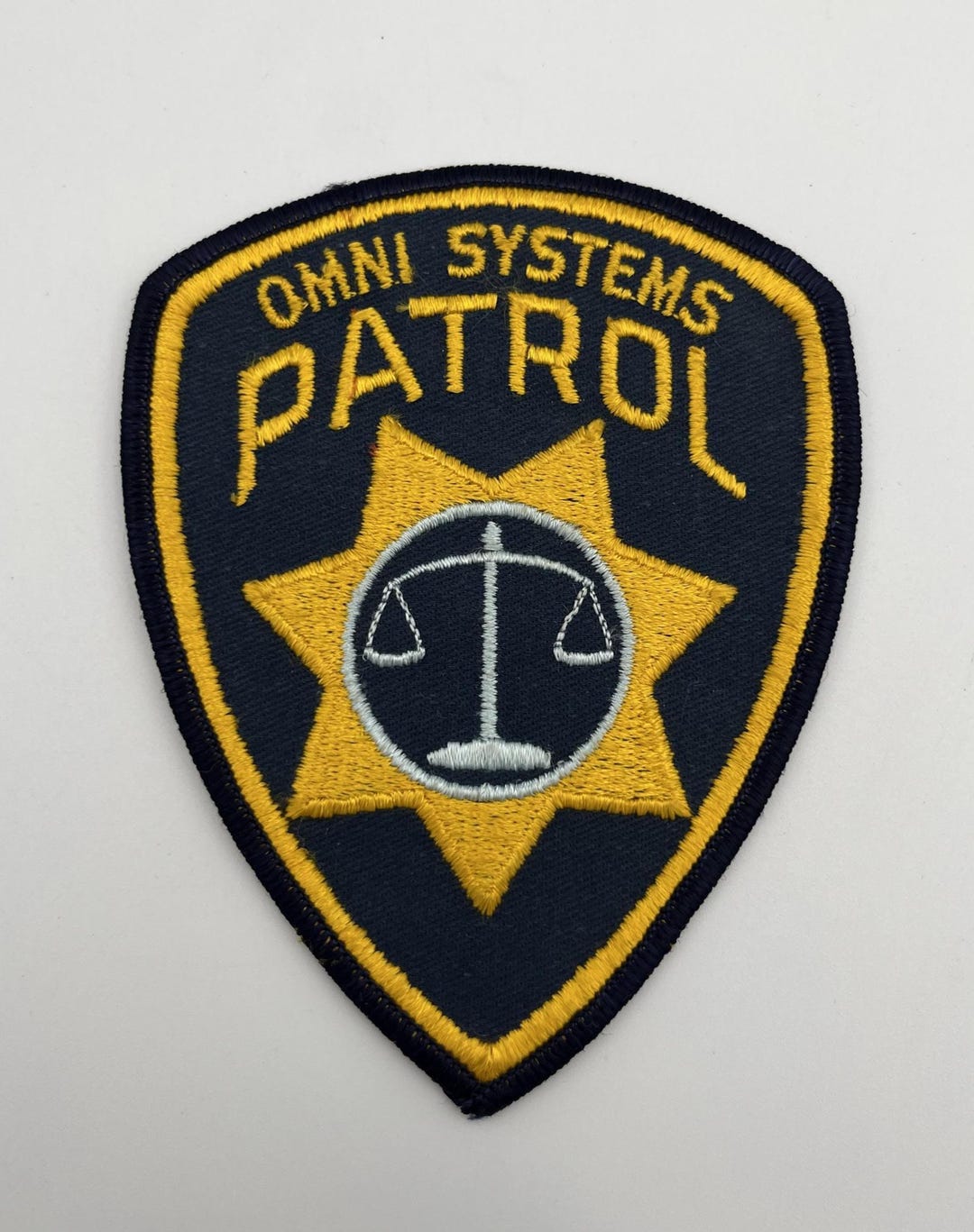 Omni Systems Patrol Patch – Embroidered, Sew-on, Private Security ...