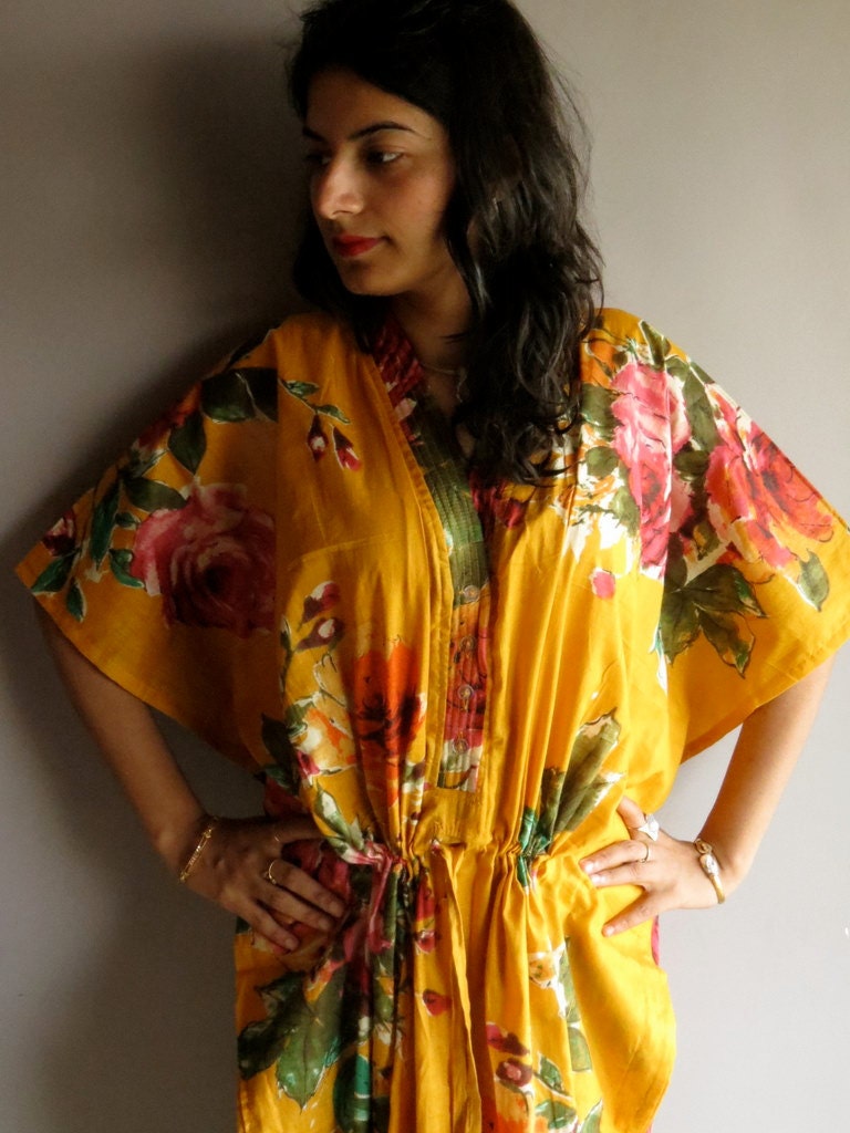 Yellow Nursing Maternity Hosptial Gown Delivery Kaftan - Perfect as ...