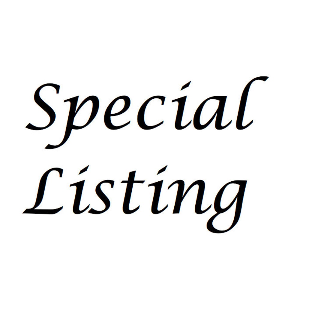 Special Listing - Etsy