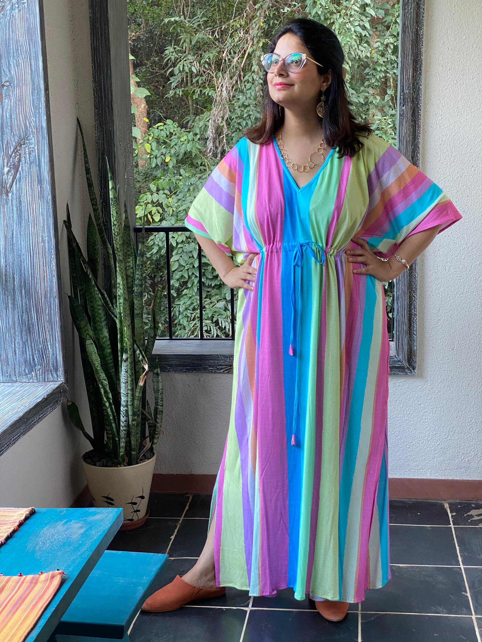 See My Stripes "timeless" Style Caftan | Soft Jersey Knit Organic ...